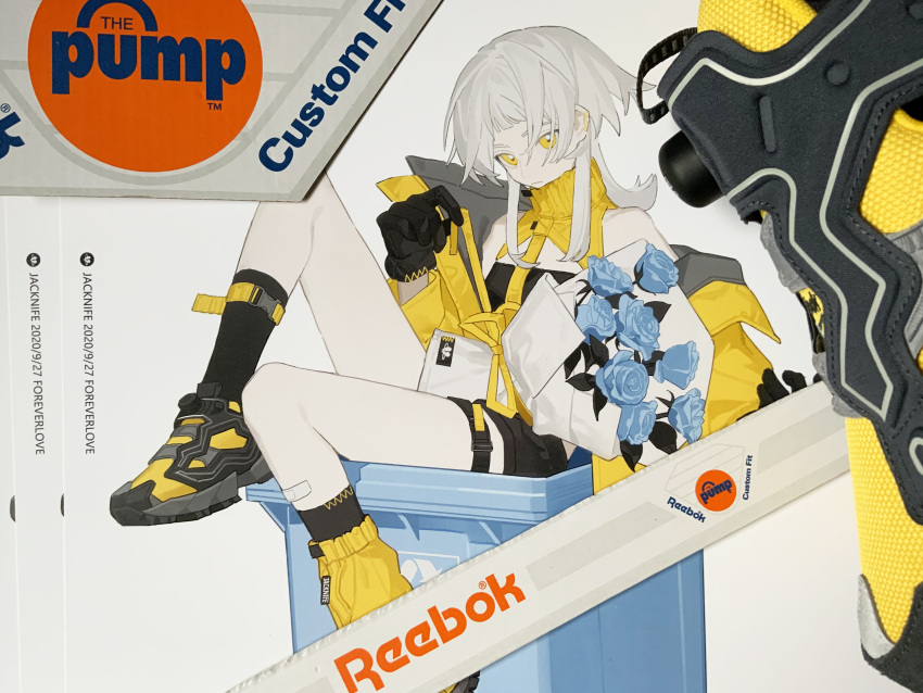 Safebooru - 1girl absurdres black gloves black legwear boots breasts ...