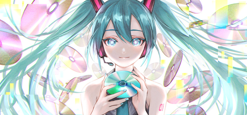 Safebooru - 1girl absurdres aqua eyes aqua hair aqua nails bare ...