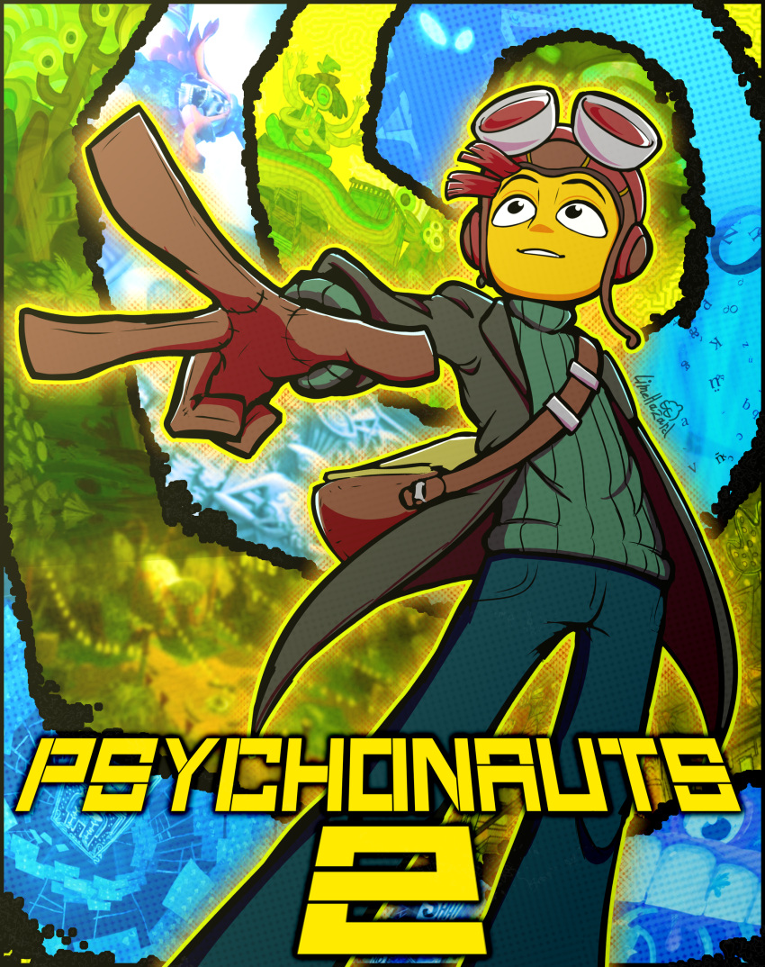 Safebooru - 1boy absurdres bag brown gloves colored skin feet out of ...