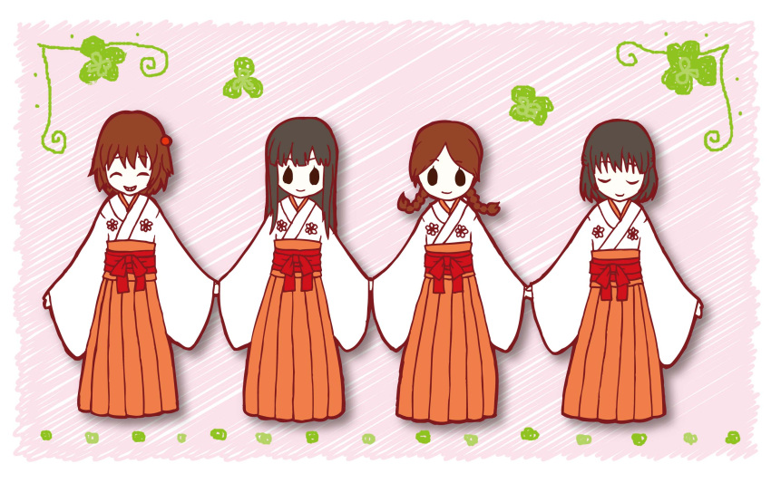 Safebooru - 4girls black hair braid brown hair fatal frame fatal frame ...