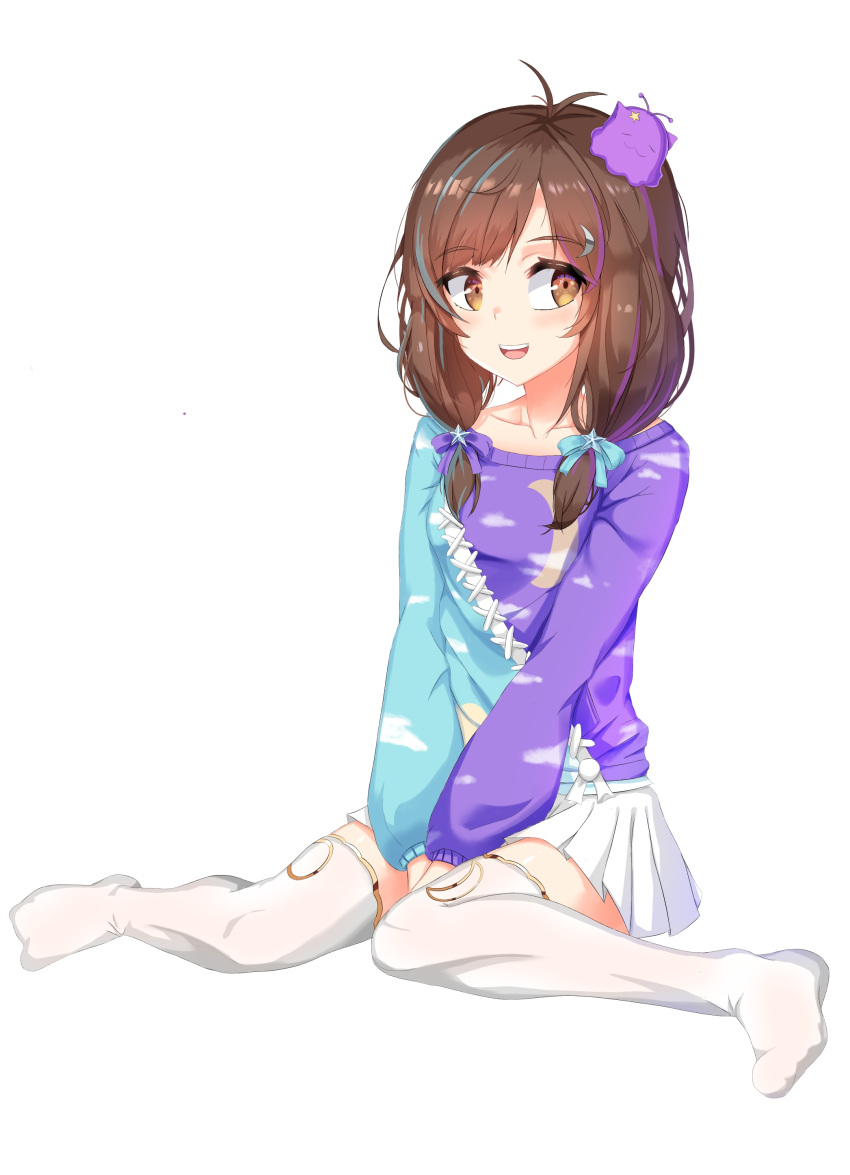 Safebooru - 1girl absurdres bare shoulders brown eyes brown hair hair ...
