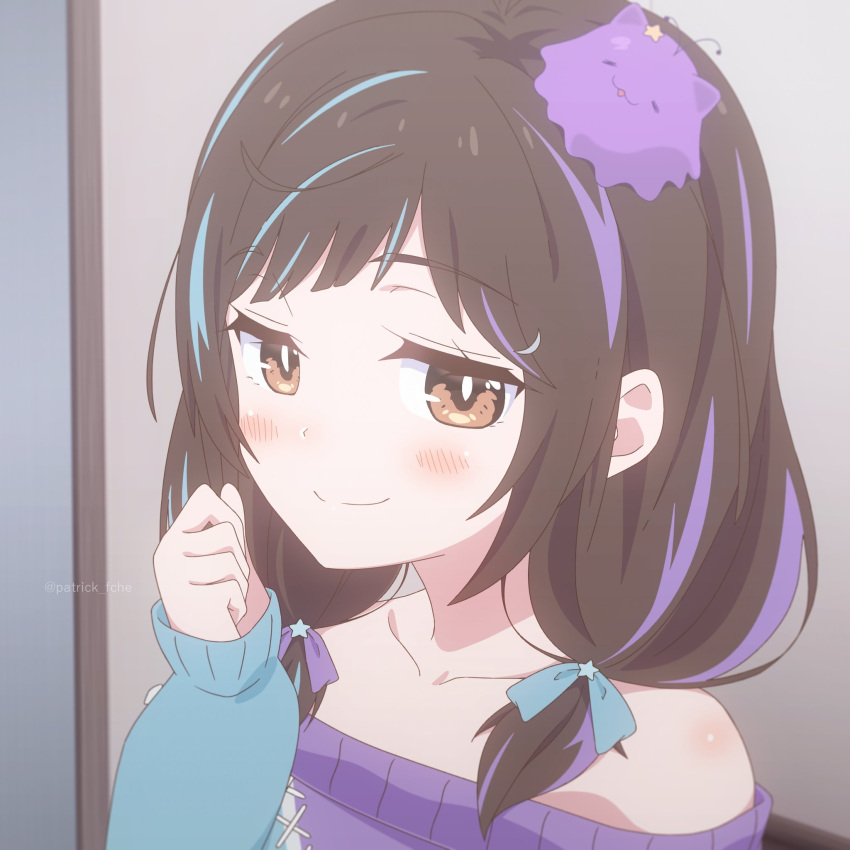 Safebooru - 1girl fake screenshot hair ornament highres indie virtual ...