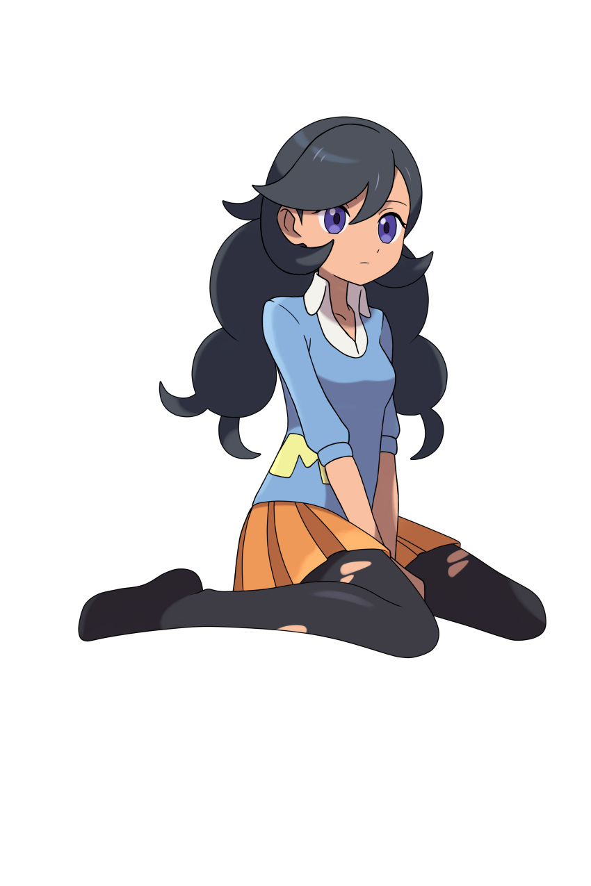 Safebooru - 1girl absurdres asatsuki (fgfff) bangs black hair black ...