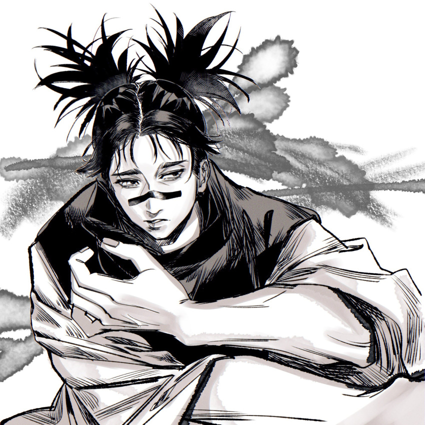Safebooru - 1boy bangs choso (jujutsu kaisen) dm 0820 facial tattoo ...