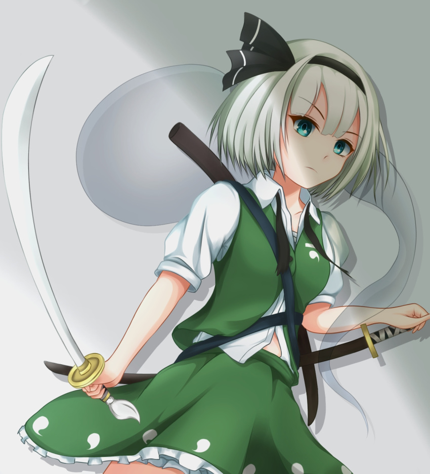 Safebooru - 1girl black bow black hairband black neckwear black ribbon blue eyes bob cut bow ...