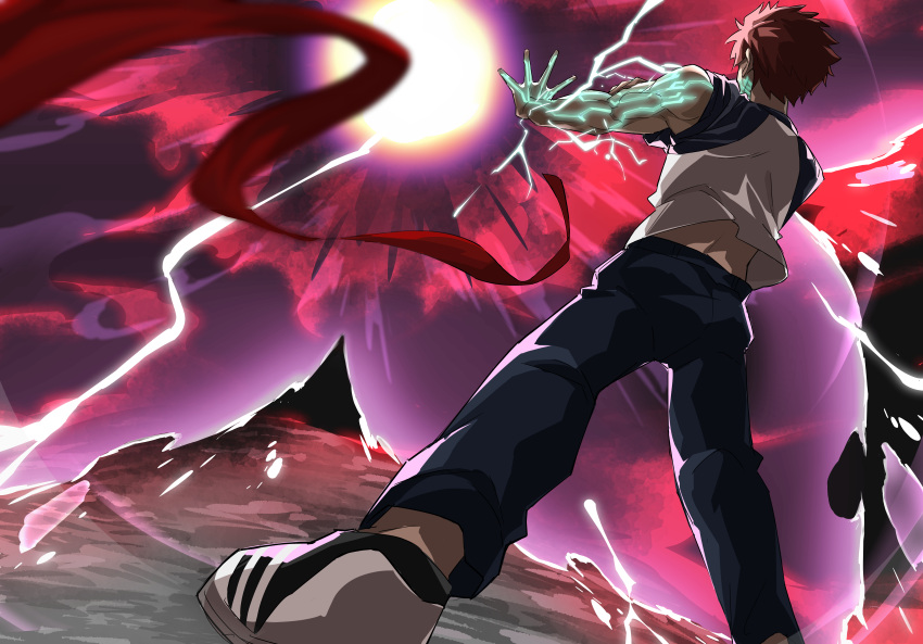 Safebooru - 1boy absurdres blue pants emiya shirou fate/stay night fate ...