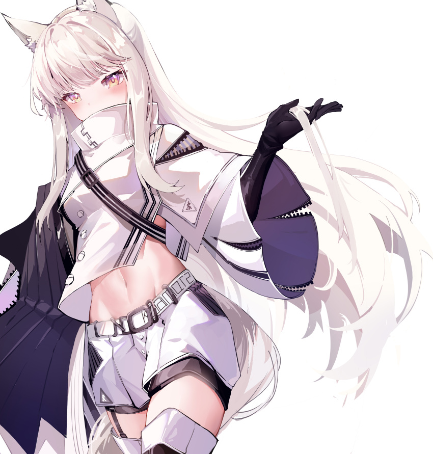 Safebooru - 1girl a fu jiade luo absurdres animal ears arknights bangs black gloves black ...