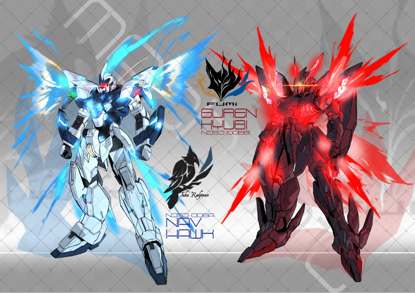 Safebooru - clenched hands glowing glowing eye guren kyubi highres ...