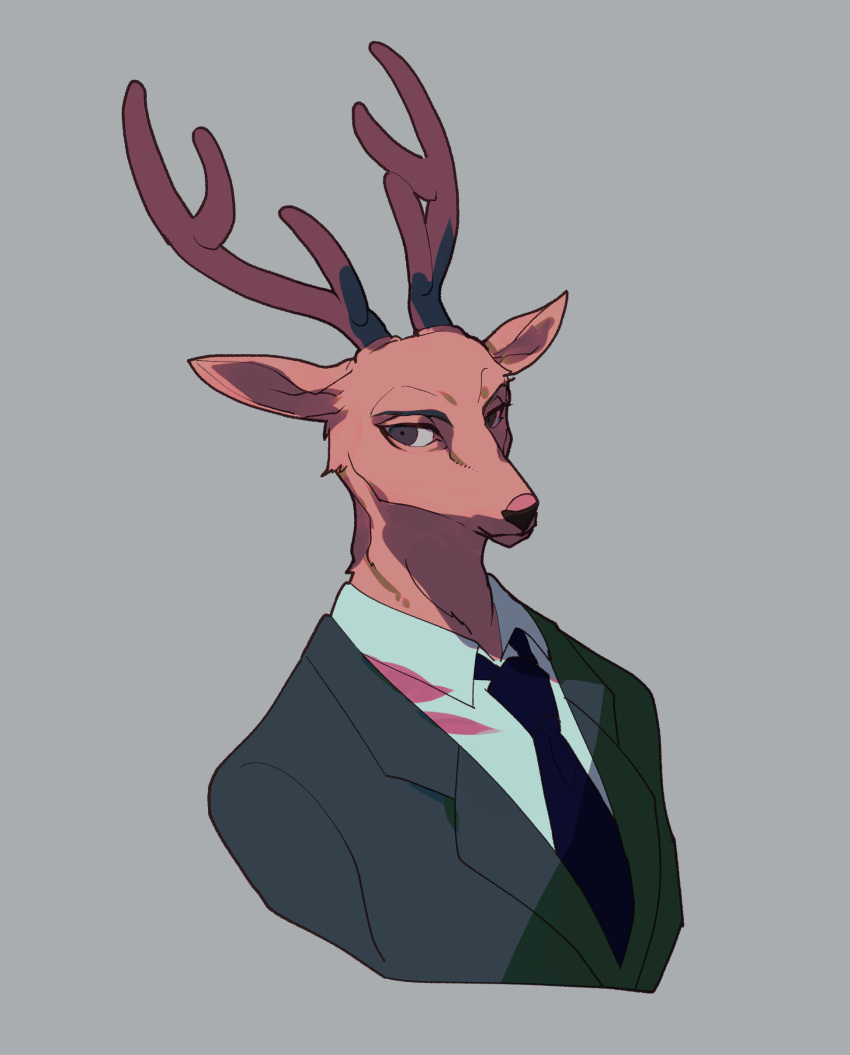 Safebooru - 1boy absurdres beastars black neckwear brown eyes deer ...