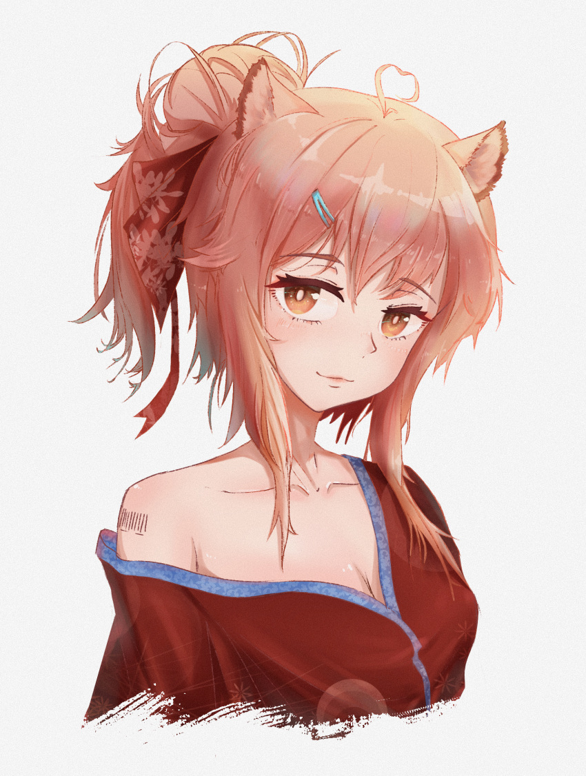 Safebooru - 1girl ahoge alternate costume alternate hairstyle animal ears arknights bangs ...