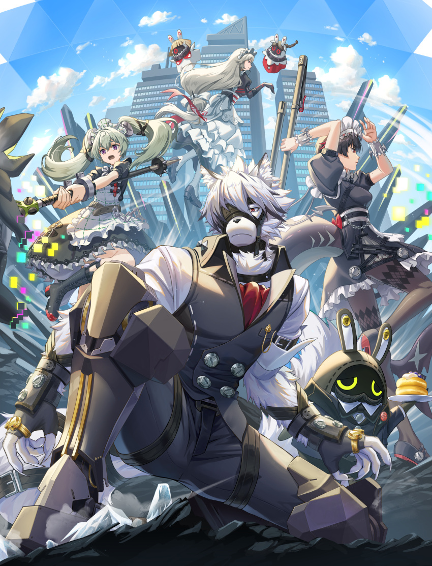 Safebooru - absurdres alexandrina sebastiane anastella (zenless zone zero) animal ear fluff ...