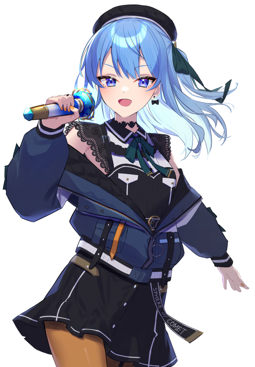 Safebooru - 1girl belt beret black bow black choker black hat black ...