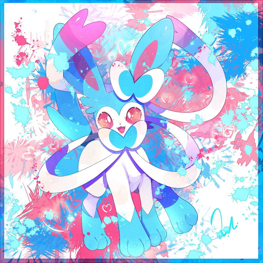 Safebooru - :3 alternate color animal hands blue fur bow bowtie hair ...