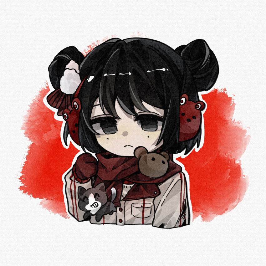 Safebooru - 1girl absurdres animal earmuffs animalization black eyes ...