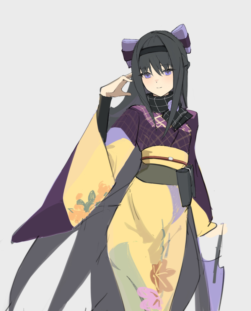 Safebooru - 1girl absurdres akemi homura alternate costume black bow ...