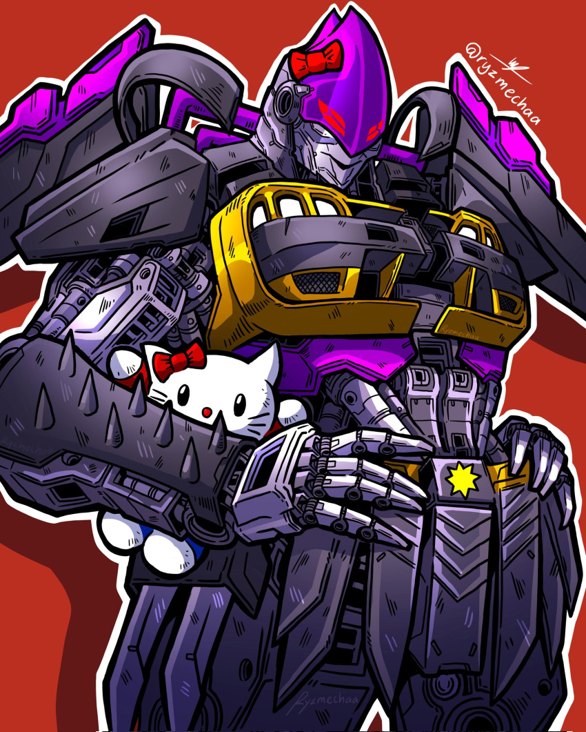 Safebooru - 1girl hand on own hip highres humanoid robot mechanical ...