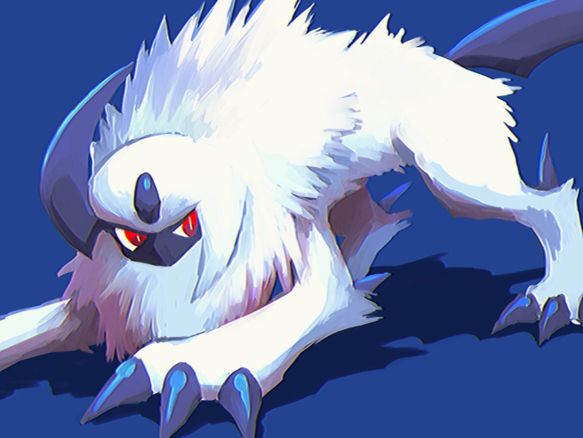 Safebooru - 7 0 3 absol animal focus claws forehead jewel highres horns ...