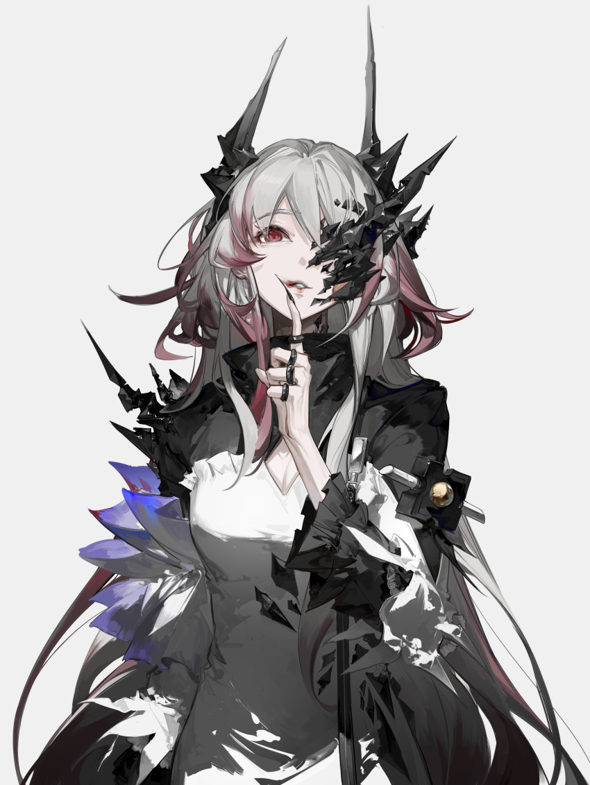 Safebooru - 1girl absurdres arknights demon horns dongsheng dress ...