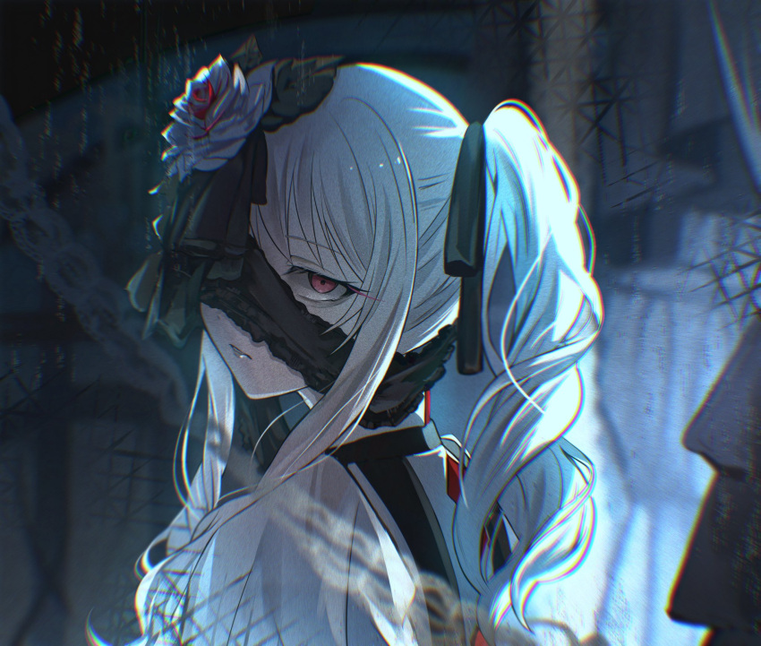 Safebooru - 1girl akiyama mizuki angry angst blindfold blurry blurry ...