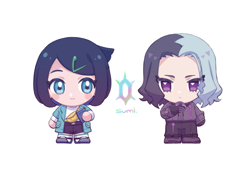 Safebooru - 1boy 1girl absurdres amethio (pokemon) aqua eyes black hair ...
