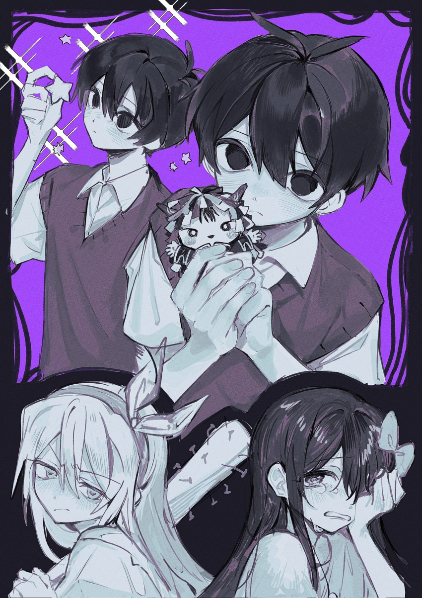 Safebooru - 1boy 1girl aubrey (faraway) (omori) aubrey (omori) baseball ...