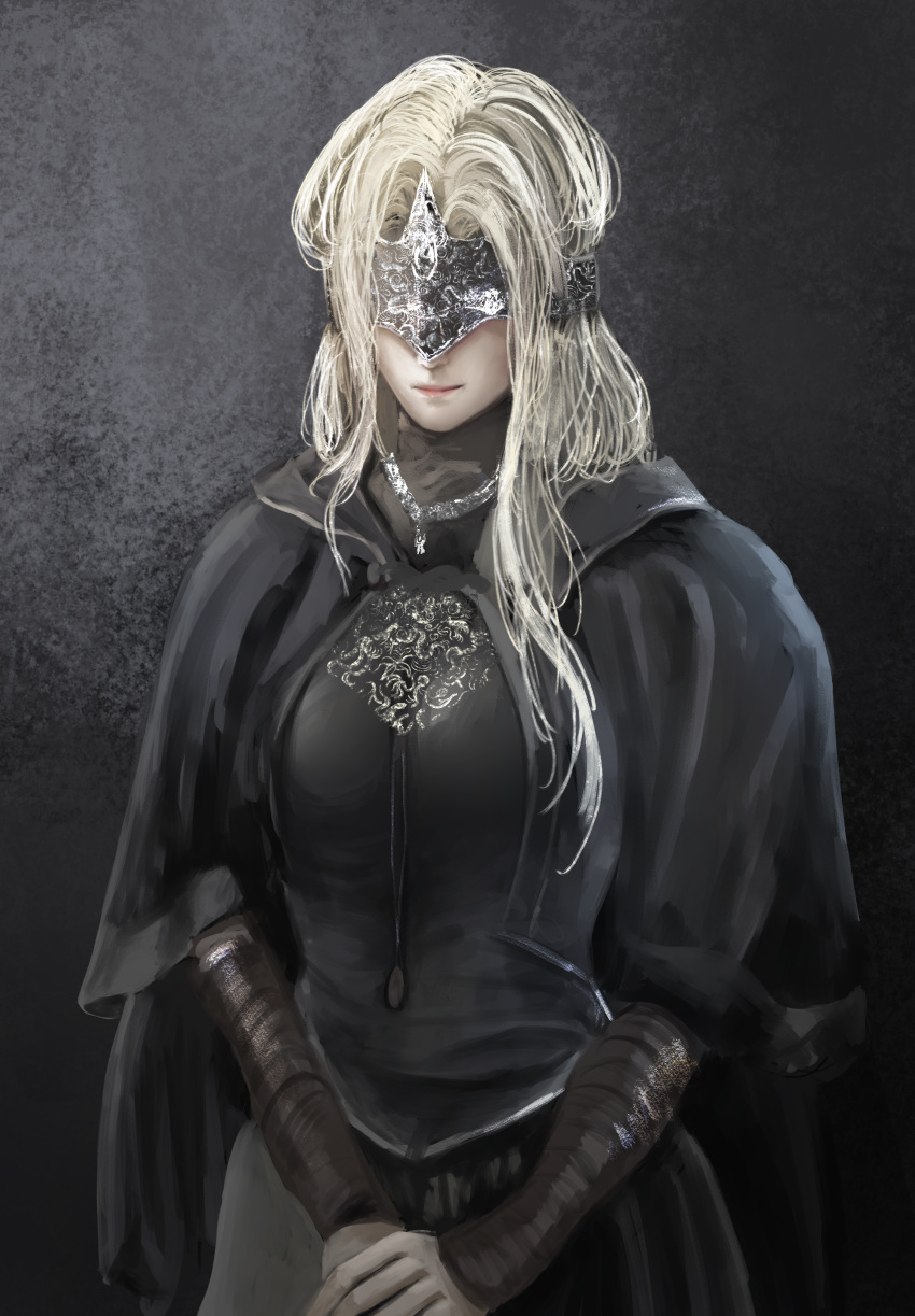 Safebooru - 1girl absurdres asaki (asaki vision) bandaged arm bandages black capelet black dress ...