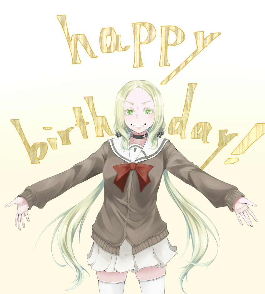 Safebooru - 1girl alternate hair color black choker bow breasts brown ...