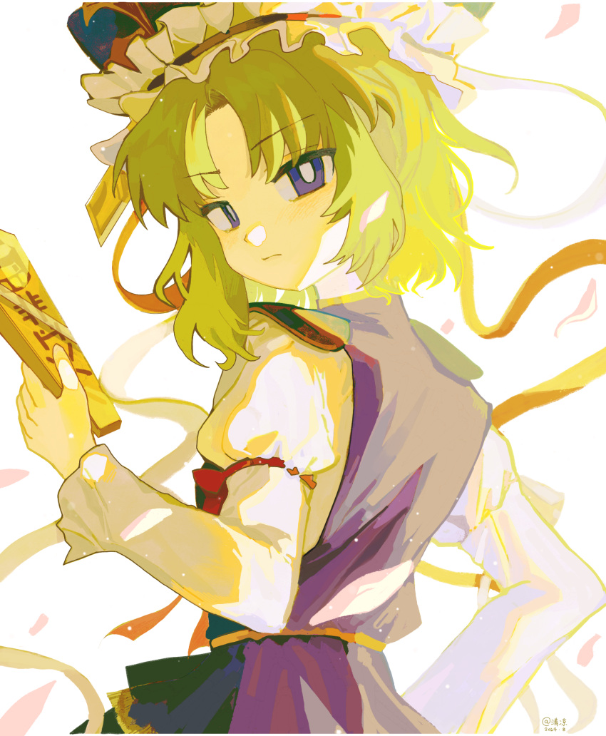 Safebooru - 1girl black hat bow bright pupils closed mouth epaulettes ...