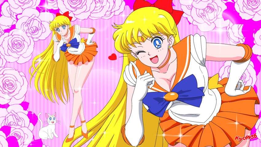 Safebooru - 1cat 1girl aino minako alluring artemis (sailor moon) beautiful bishoujo senshi ...