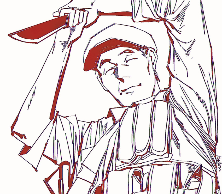 Safebooru - aaakailon ajin (sakurai gamon) closed eyes hat highres ...