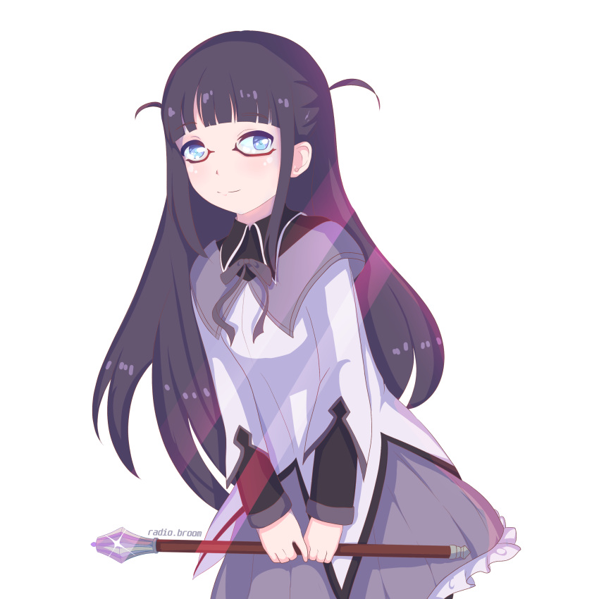 Safebooru - absurdres akemi homura aqua eyes cosplay highres mahou shoujo madoka magica marching ...