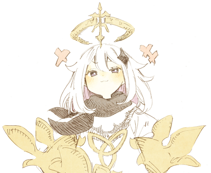 Safebooru - 1girl abara heiki blush bright pupils genshin impact halo ...