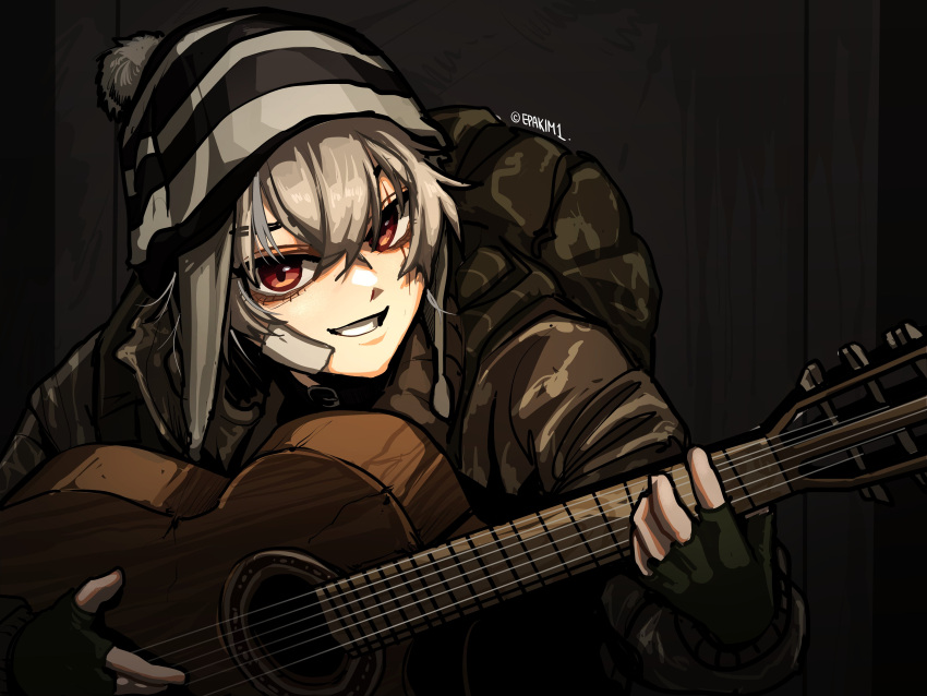 Safebooru - 1girl absurdres backpack bag bandage on face bandages ...