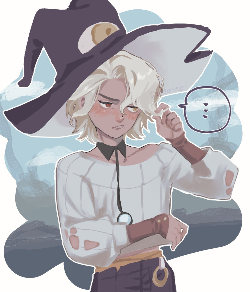 Safebooru - 1non-binary 1other heterochromia potionomics pout quinn ...