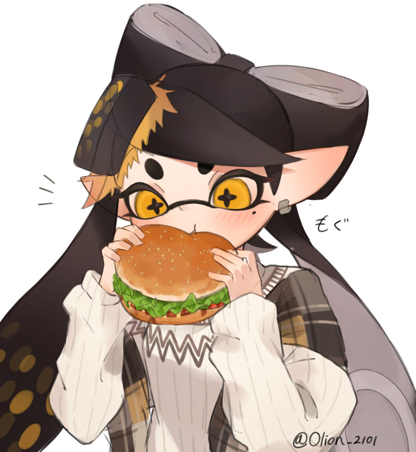 Safebooru - + + 1girl 2022 alternate costume burger callie (splatoon ...