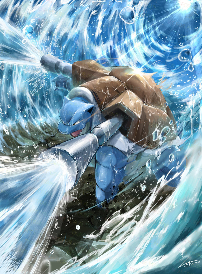 Safebooru - blastoise ekaki panda full body highres no humans pokemon ...