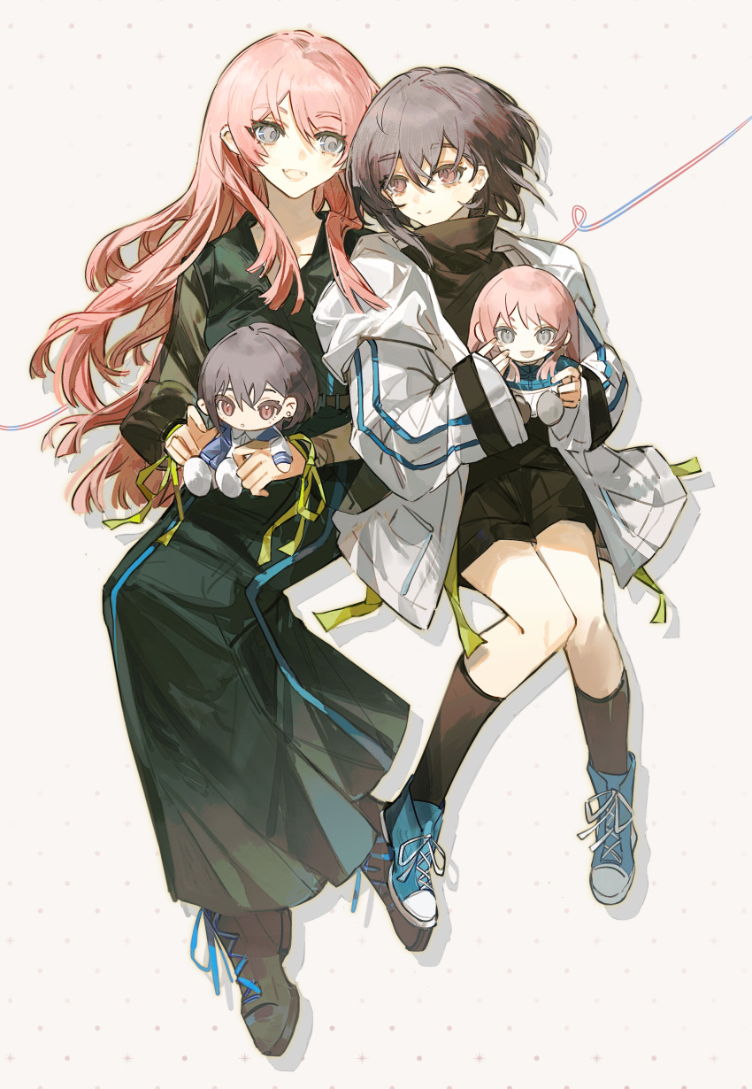 Safebooru - 2girls absurdres bang dream! bang dream! it's mygo!!!!! black dress black shorts ...