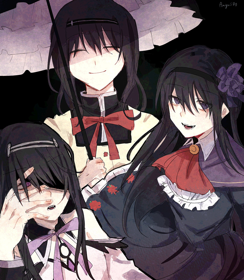 Safebooru - 1girl akemi homura akemi homura (black dress) akemi homura ...