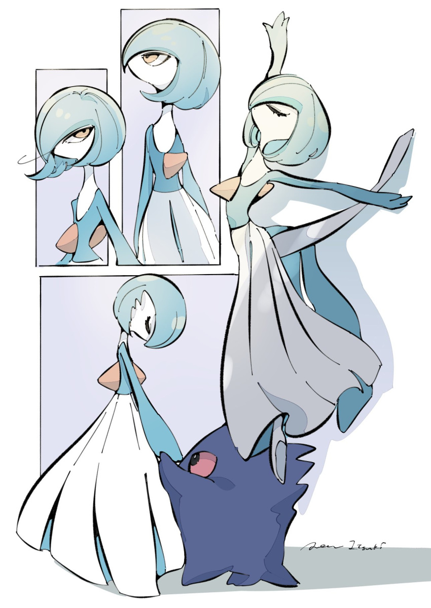 Safebooru - alternate color blue hair blue skin bob cut closed eyes ...