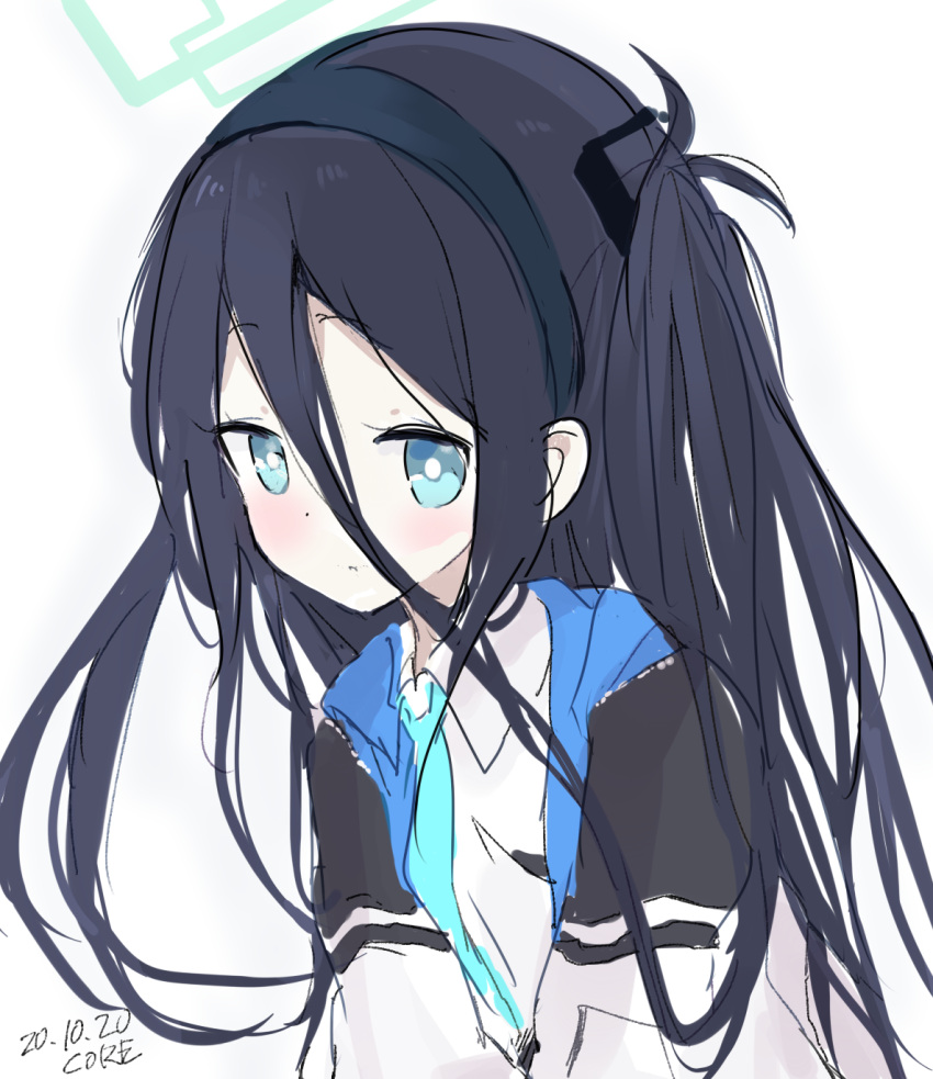 Safebooru - absurdly long hair aris (blue archive) black hair blue archive blue eyes blue ...