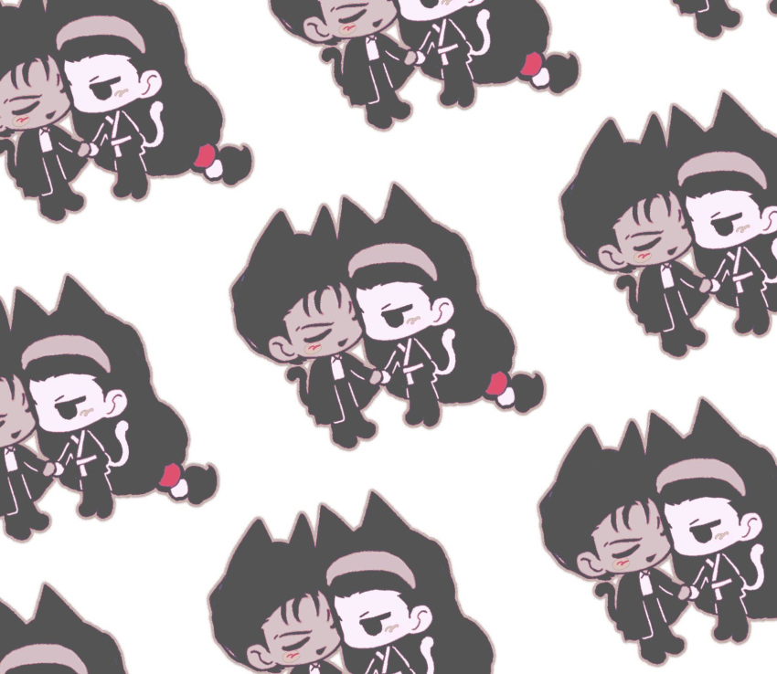 Safebooru - aeng-du (project moon) animal ears anzekeye black coat ...