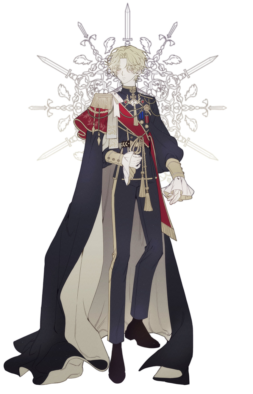 Safebooru - 1boy absurdres alien stage alternate costume black cape black footwear black jacket ...