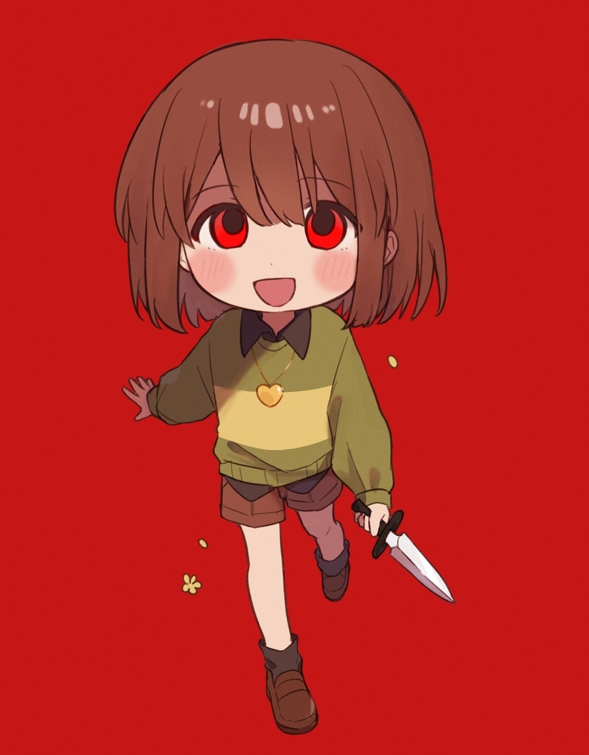 Safebooru - 1other :d black socks blush bob cut brown footwear brown ...