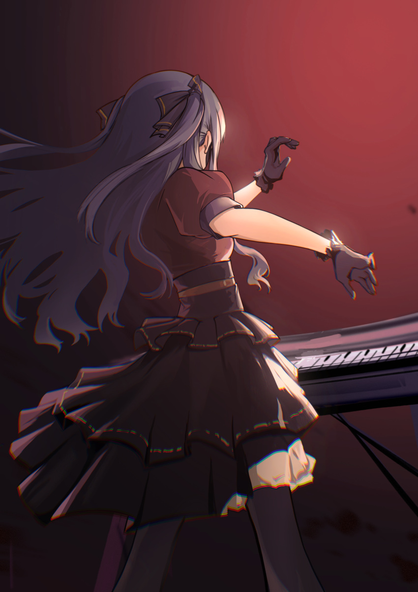 Safebooru - 1girl absurdres bang dream! bang dream! it's mygo!!!!! black gloves black pantyhose ...