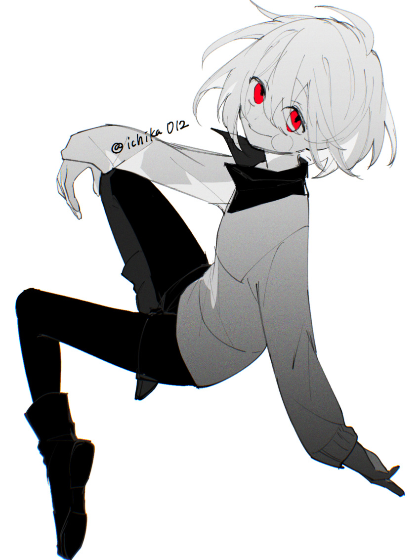 Safebooru - 1other arm at side bob cut boots chara (undertale ...