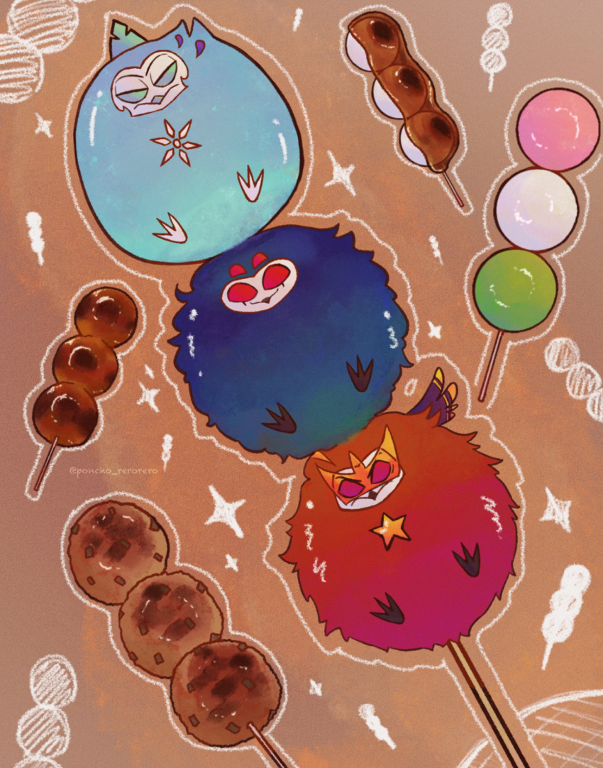 Safebooru - 3boys andrealphus (helluva boss) bird bird boy blue eyes ...