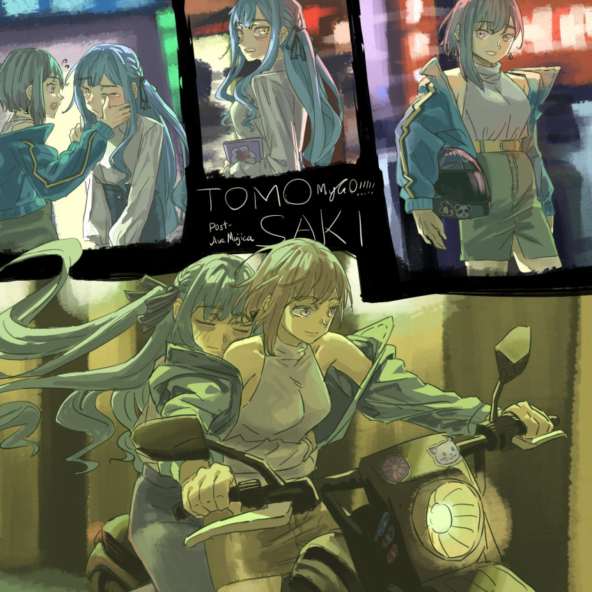 Safebooru - 2girls anjuro zeeku asymmetrical hair bandaid bang dream! bang dream! it's mygo ...