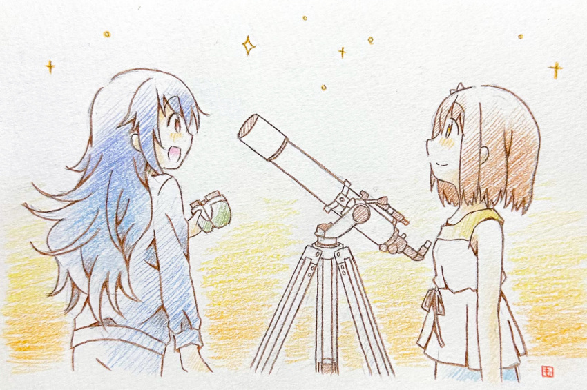 Safebooru - 2girls hoshikuzu telepath kirara fantasia koisuru asteroid ...