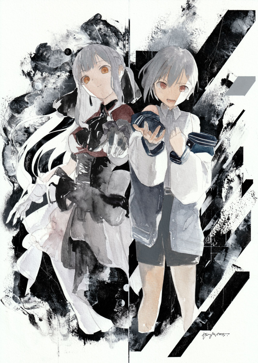 Safebooru - 2girls ascot bang dream! bang dream! it's mygo!!!!! black ascot black corset blue ...