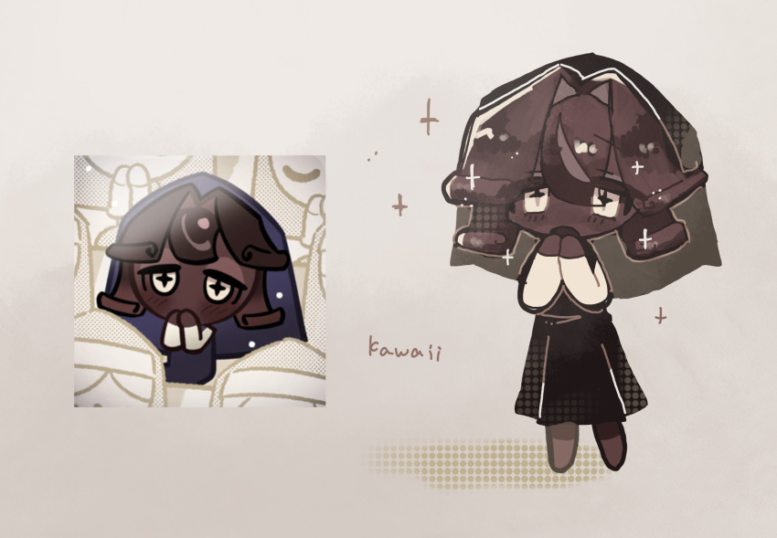Safebooru - 1girl black forest cookie chibi cookie run cookie run ...